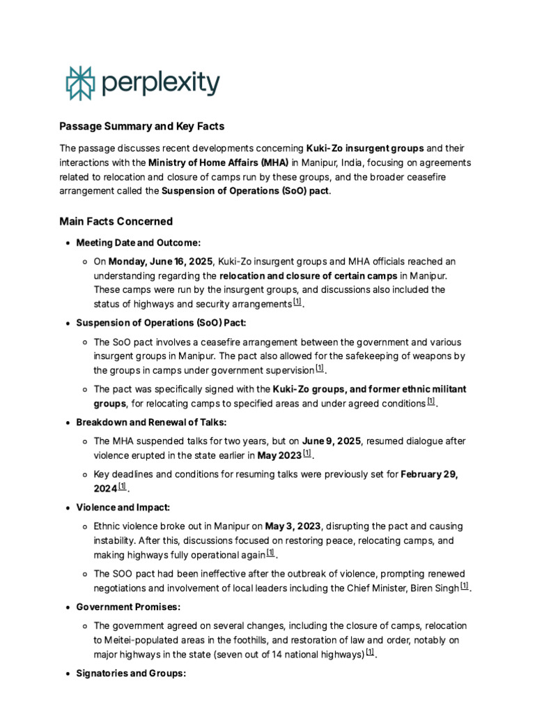 Passage Summary and Key Facts | PDF