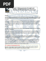 Measurement Concepts for Class V Students | PDF | Length | Measurement
