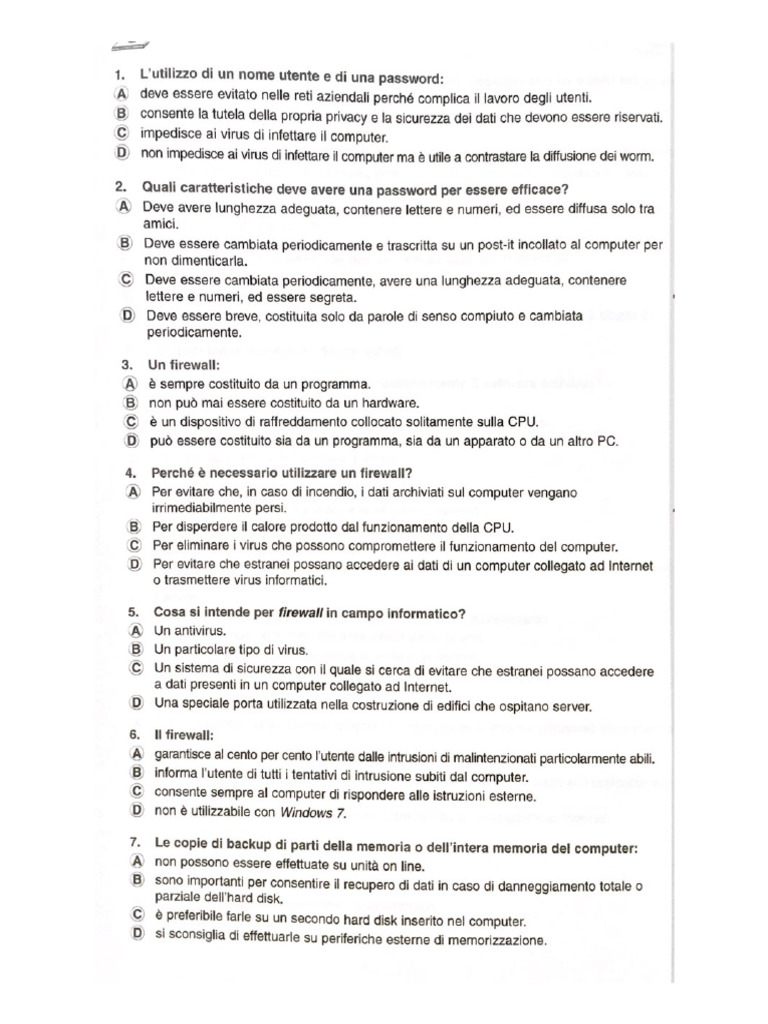 Inf3 Test123 | PDF