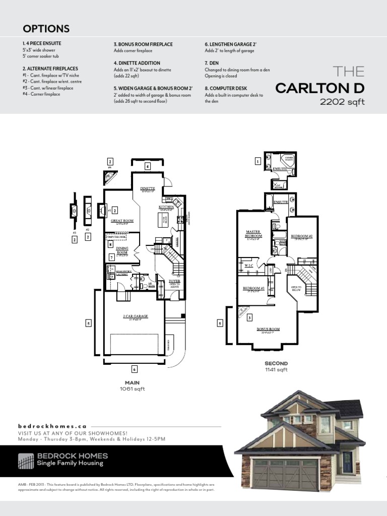 Carlton Model Home Features & Options | PDF