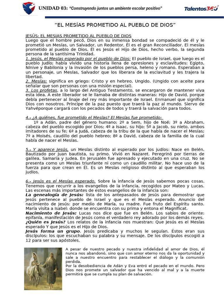 Jesús: El Mesías Prometido a Israel | PDF | Jesús | Mesías