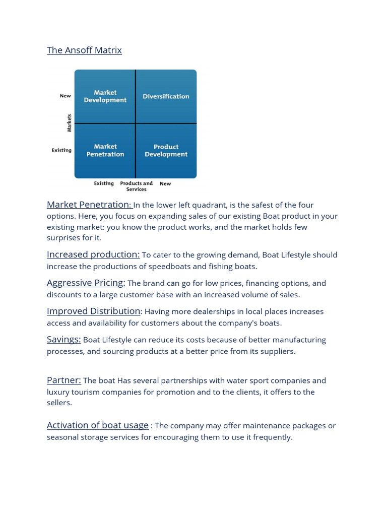 ANSOFF Matrix Final Product 1 | PDF | Brand | Taxes