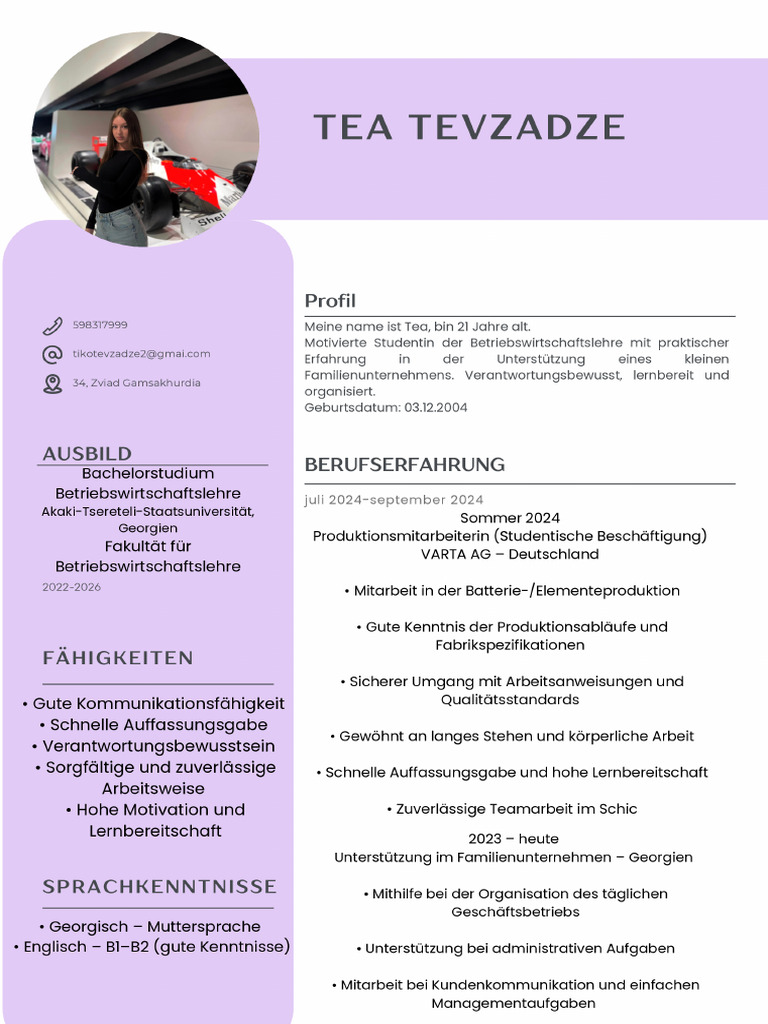 White Simple Sales Representative Cv Resume (4) | PDF