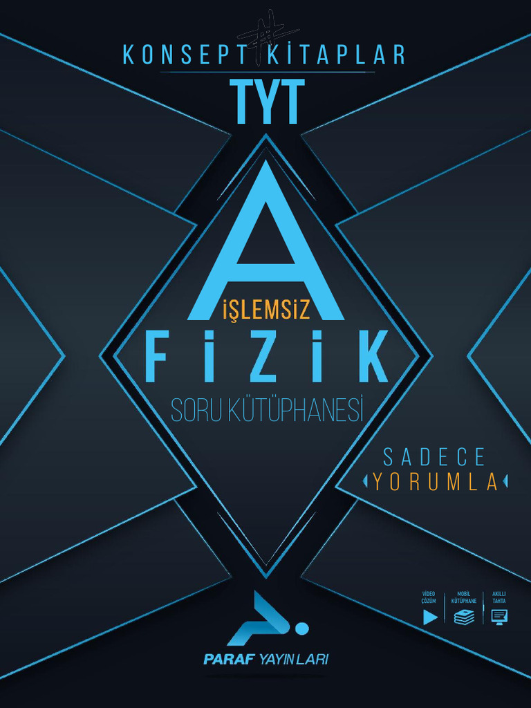 Paraf Konsept İşlemsiz TYT Fizik Soru Kütüphanesi-1 | PDF