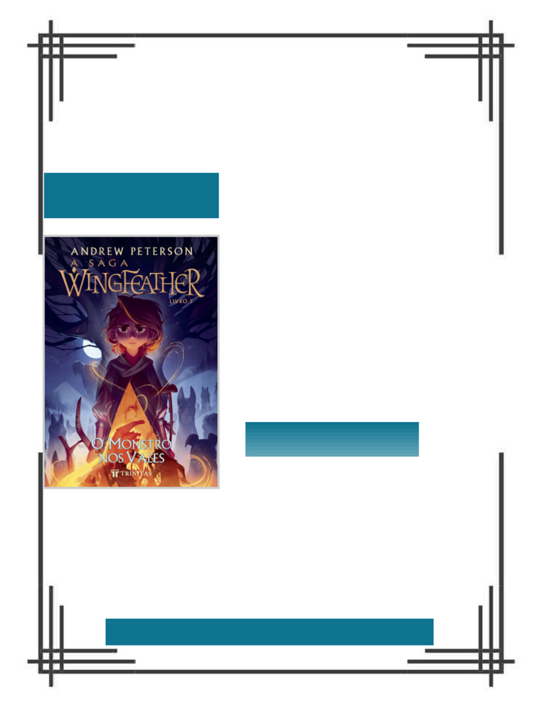 O Monstro nos Vales A Saga Wingfeather 3 1st Edition Andrew Peterson ...