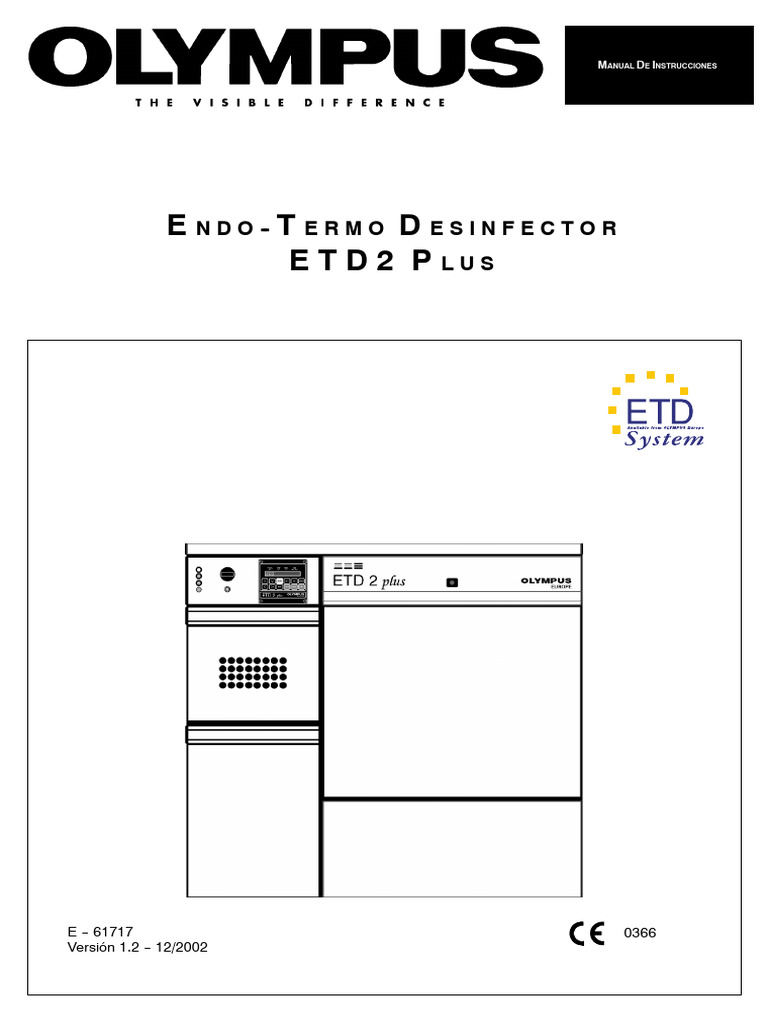 Manual de Instrucciones ETD 2 Plus | PDF | Agua | Vapor