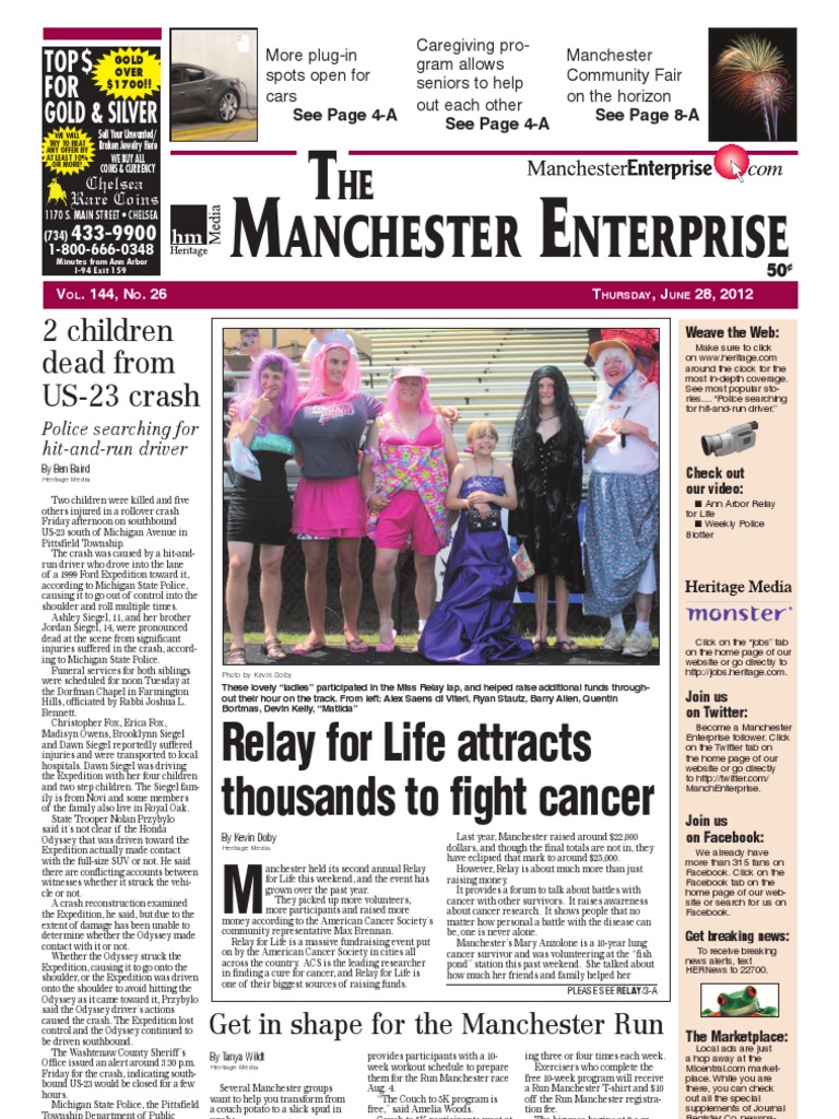 Manchester Events & News Highlights | PDF | Chevrolet | Industries