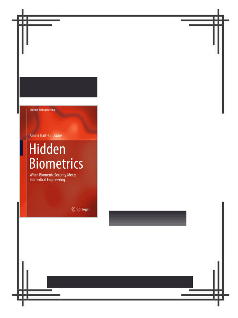 (Ebook PDF) Hidden Biometrics When Biometric Security Meets Biomedical ...