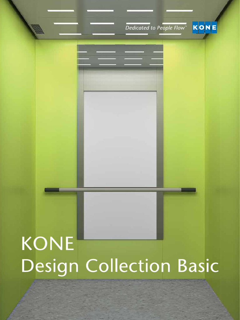 Brochure Kone Elevators Basic Design Collection | PDF