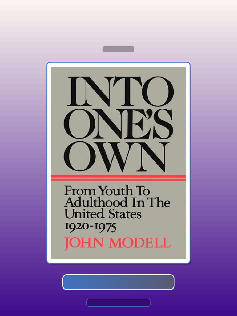 Test Bank for Into Ones Own From Youth to Adulthood in the United ...