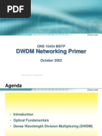 DWDM & Otn Training | PDF | Wavelength Division Multiplexing | Optical Fiber