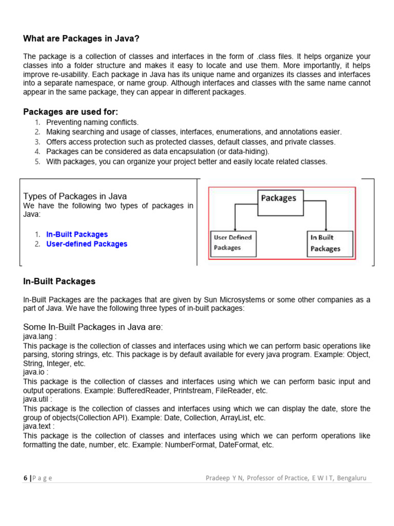 Understanding Java Packages Explained | PDF | Java (Programming ...