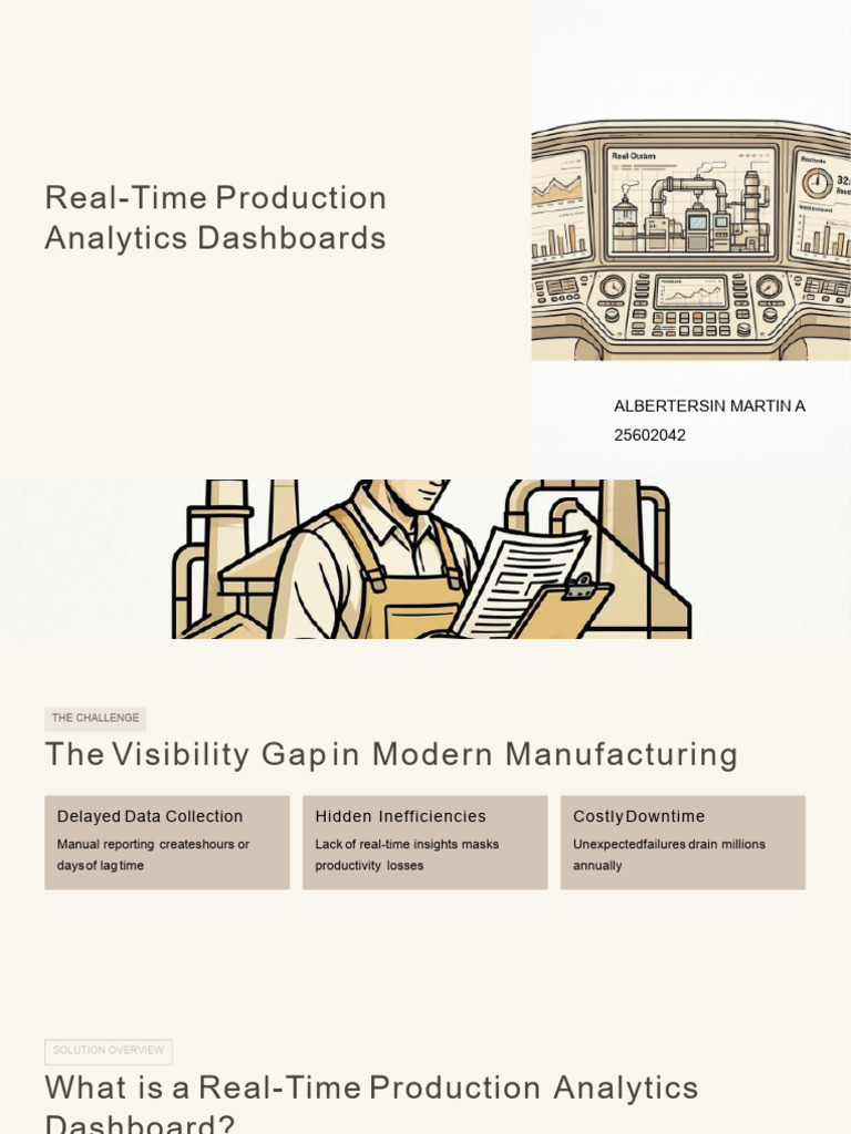 Real-Time Production Analytics Solutions | PDF | Performance Indicator ...