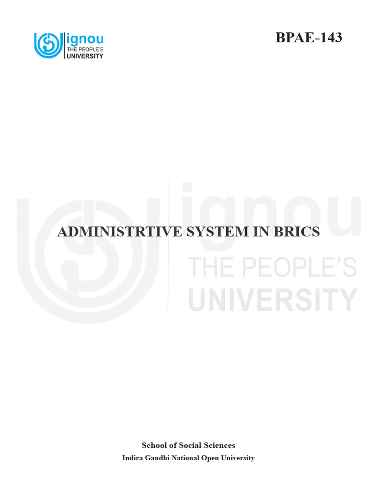 Block-1 Complete Brics | PDF | Member Of Parliament | Apartheid