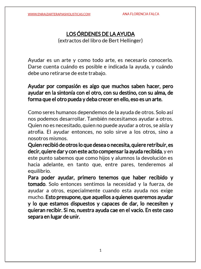 Los Ordenes de La Ayuda | PDF | Empatía