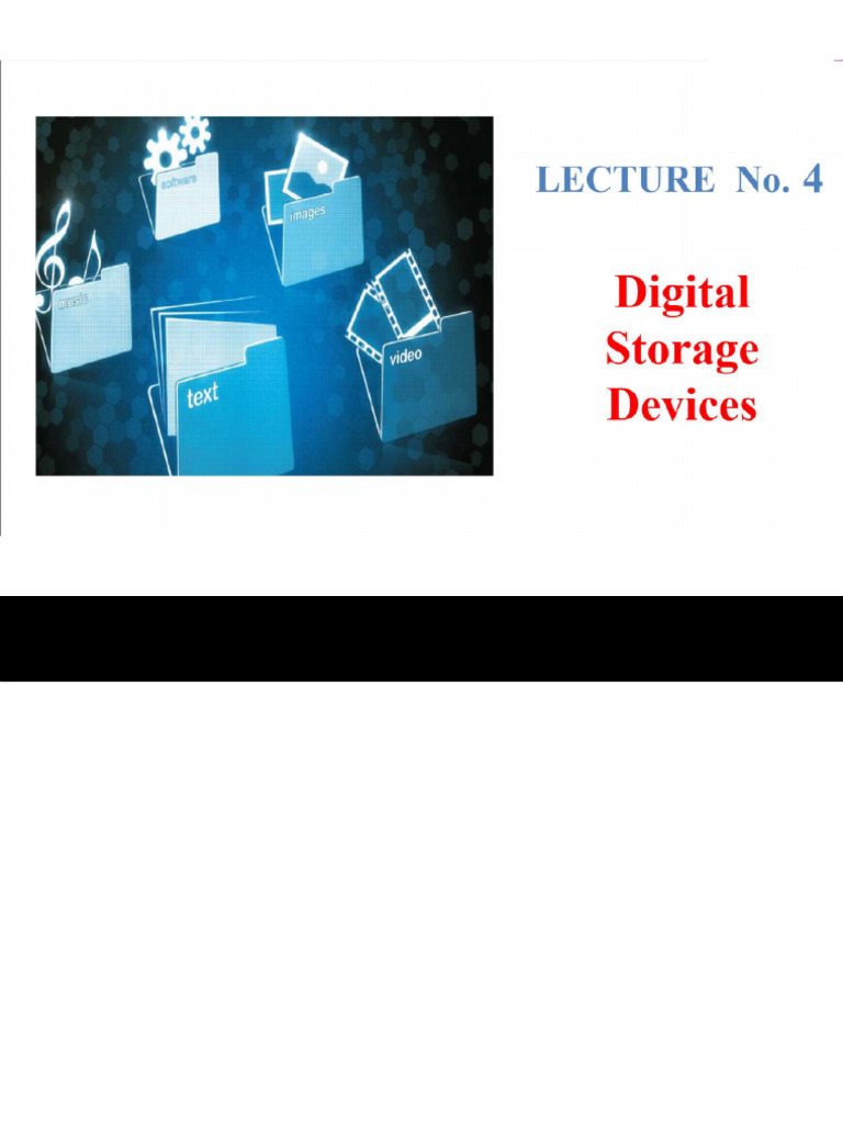Lecture 04 Digital Storage Devices | PDF | Random Access Memory ...