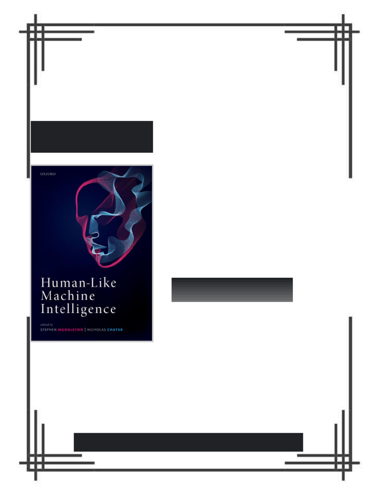 Human-Like Machine Intelligence Stephen Muggleton ebook online download | PDF | Artificial ...