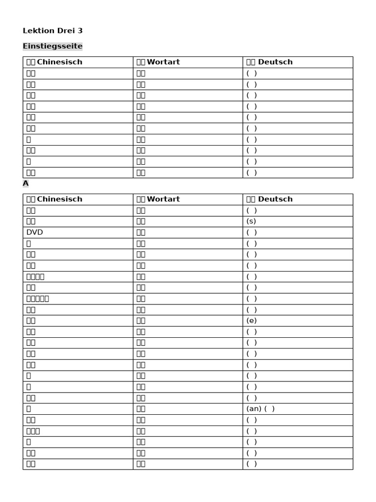 Lektion Drei 3 | PDF