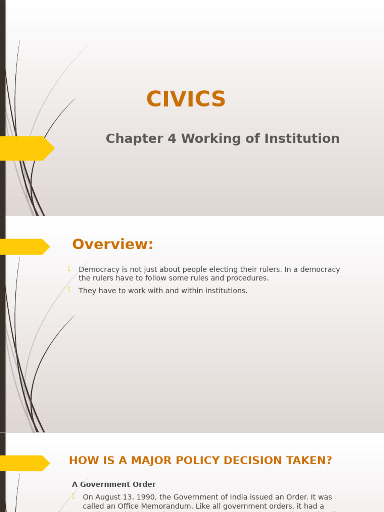 Understanding Democratic Institutions | PDF | Cabinet (Government ...