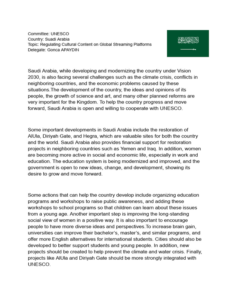 Saudi Arabia's Cultural Content Regulation | PDF