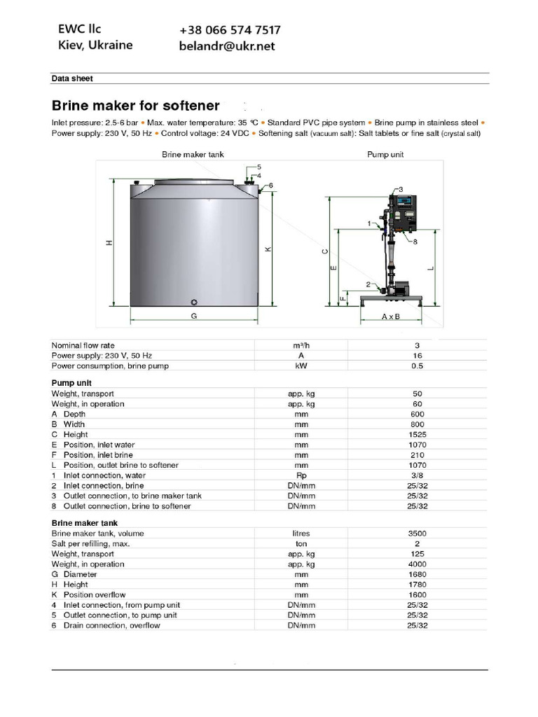Brine Maker | PDF