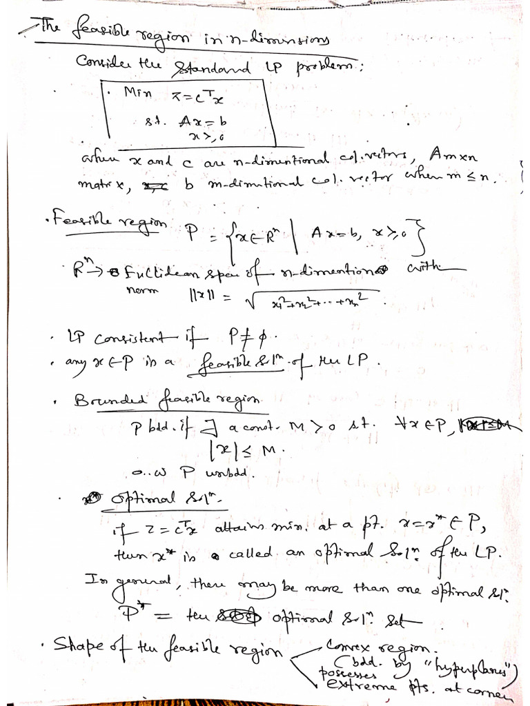 The Feasible Region in n Dimensions___5 | PDF
