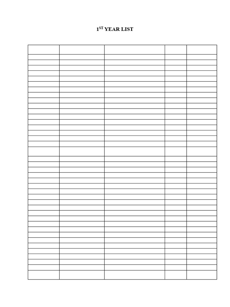 1st Year Student Payment Status List | PDF