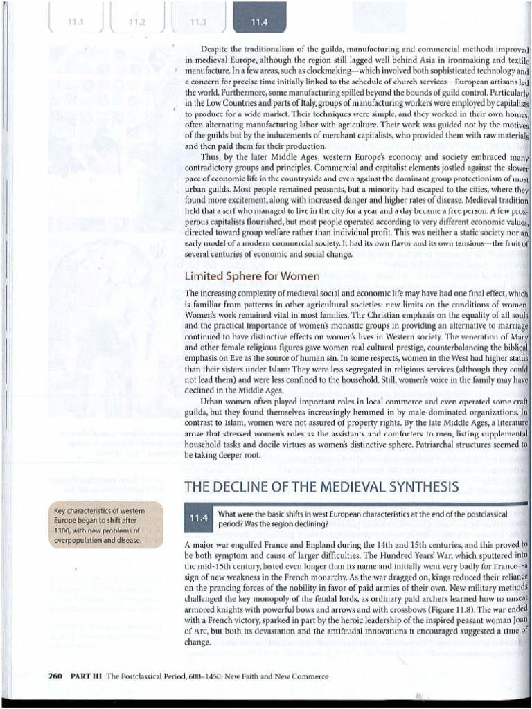 Whap RDG Late Middle Ages | PDF