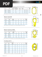 Master Link Size and Load Chart | PDF