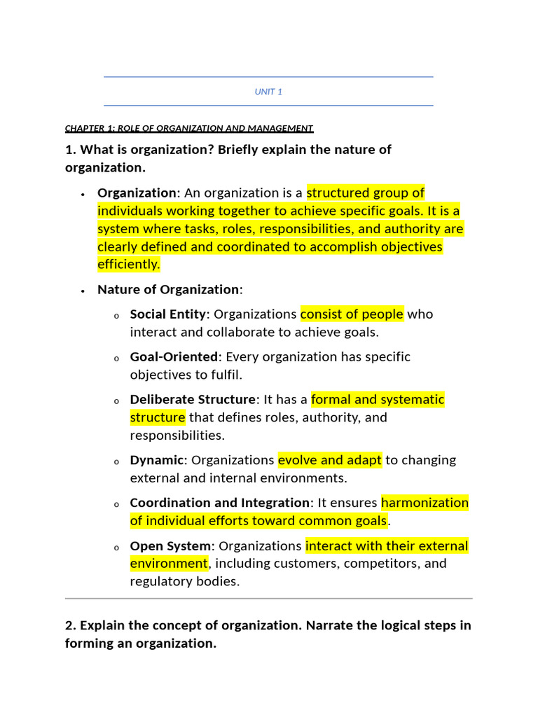 Understanding Organization and Management | PDF | Taxes | Business