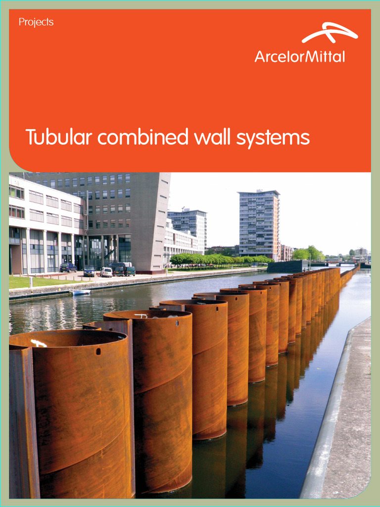 Tubular Combined Wall Systems Overview | PDF | Corrosion | Bending
