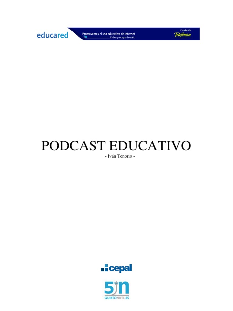 Podcast - Educativo. .Ivan - Tenorio | PDF | Peter Pan | Podcast