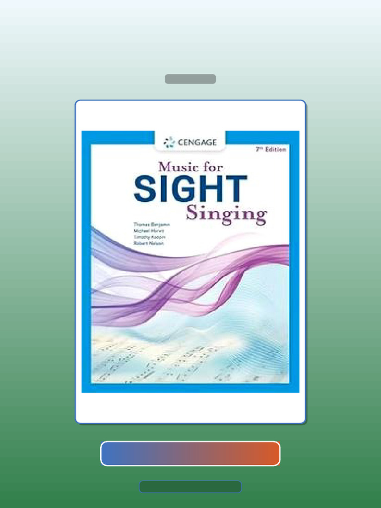 Test Bank for Music for Sight Singing 7th Edition | PDF | Music Theory ...