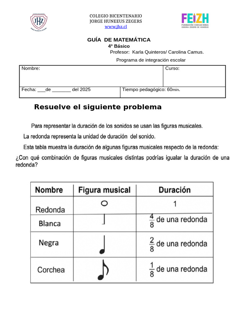 Guía de MATEMÁTICA n8 | PDF