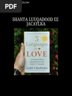 Geeraar Jaceyl: Erayo Macaan oo Qoraal ah | PDF