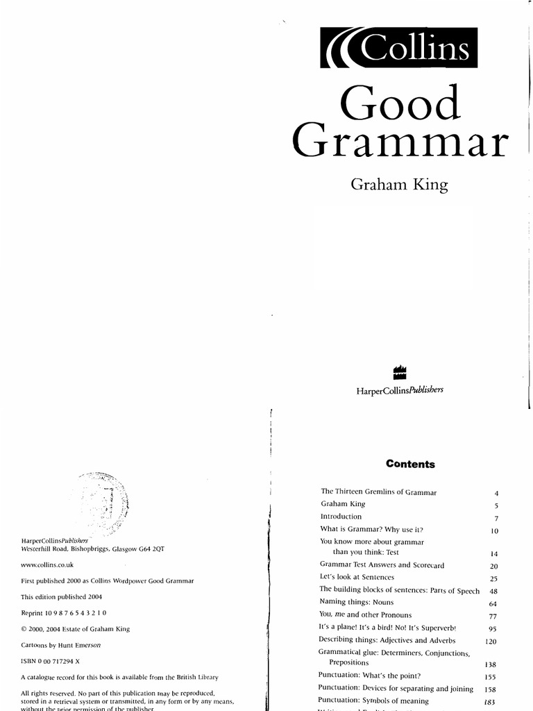Collins Grammar | PDF