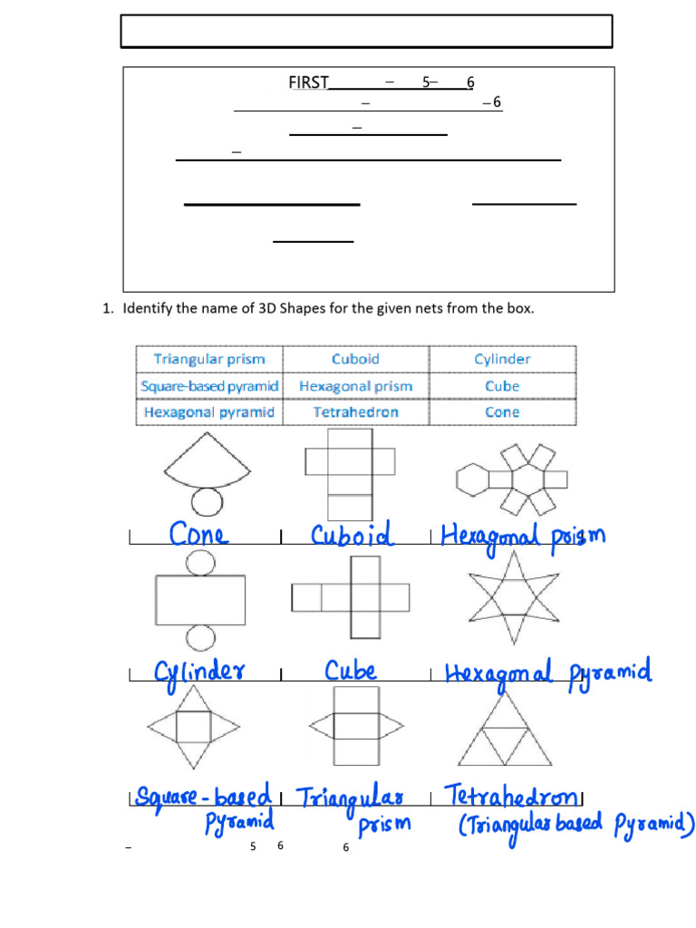 Worksheet-6 - Answer Key | PDF