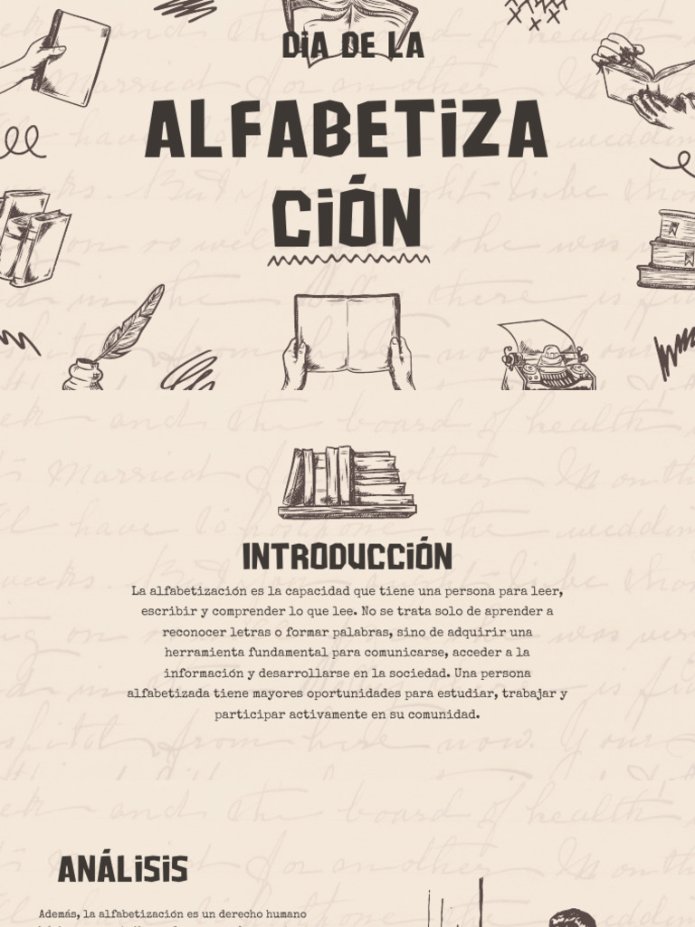 Presentación de la alfabetización .pdf | PDF