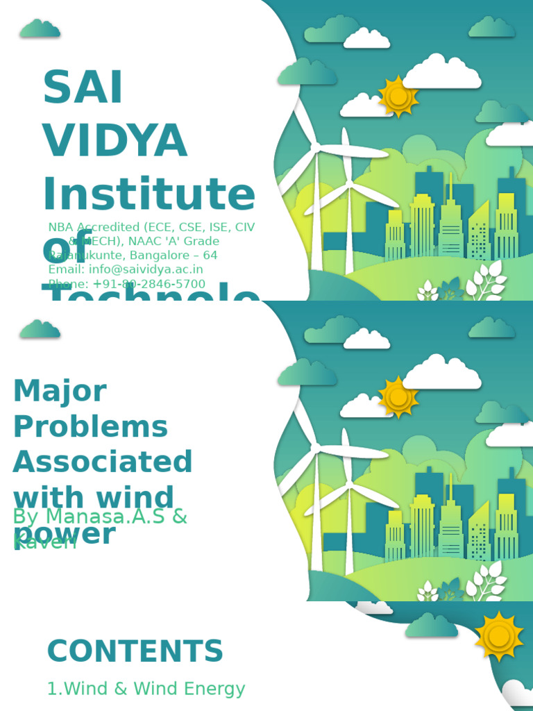 Major Issues in Wind Power Plants | PDF | Wind Power | Wind Turbine