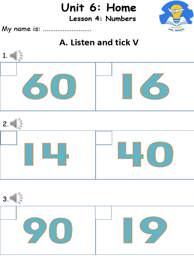 Unit 6 - Lesson 4 - Up 2 Listening Ws | PDF