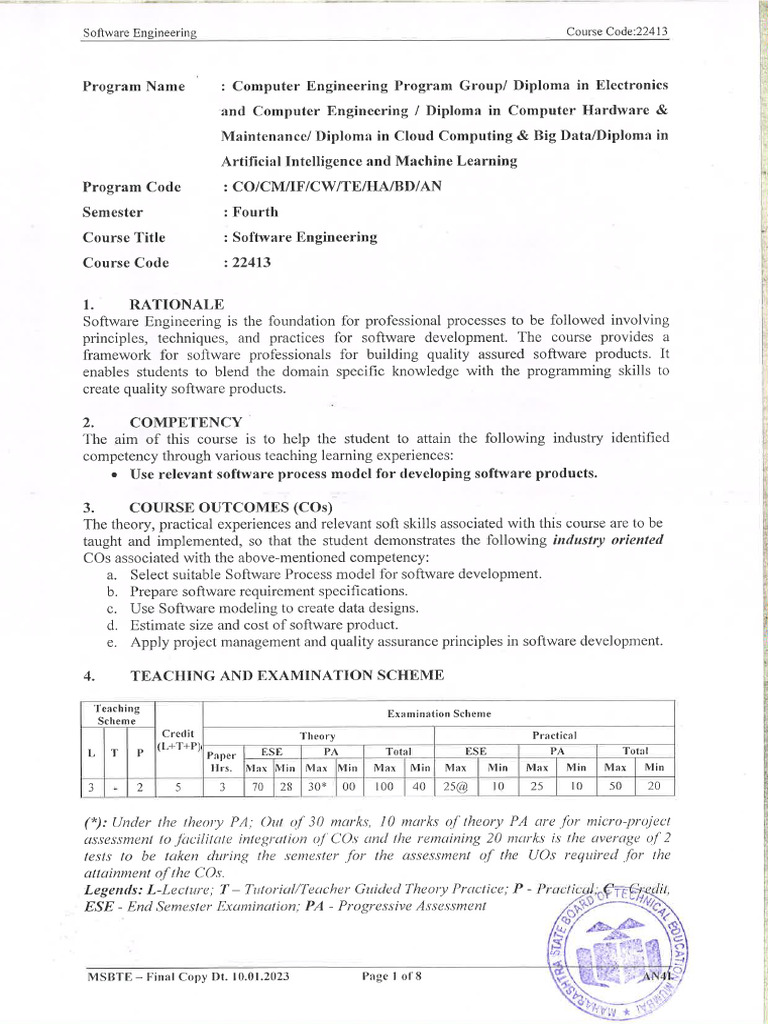 22413 Software Engineering | PDF