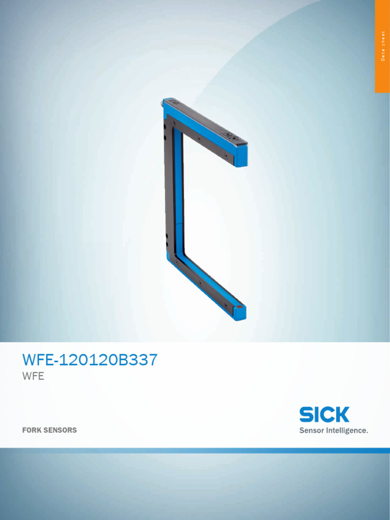Fork Sensor SICk 120 MM | PDF | Electrical Engineering | Electric Power