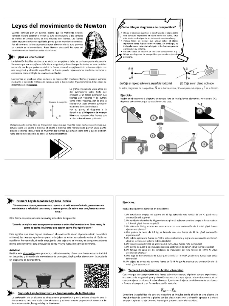 Leyes Del Movimiento de Newton | PDF