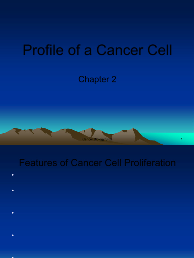 Lecture 2A Cancer | PDF | Extracellular Matrix | Telomere