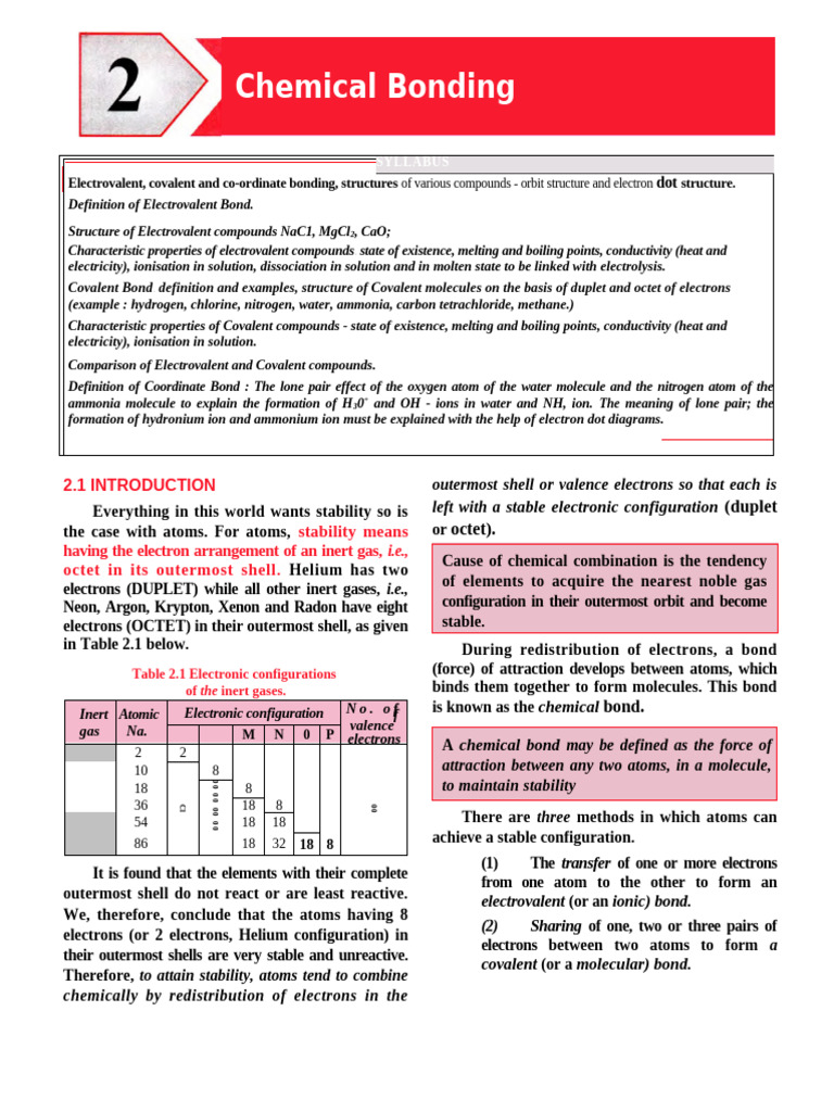 Understanding Chemical Bonding Types | PDF | Ion | Ionic Bonding