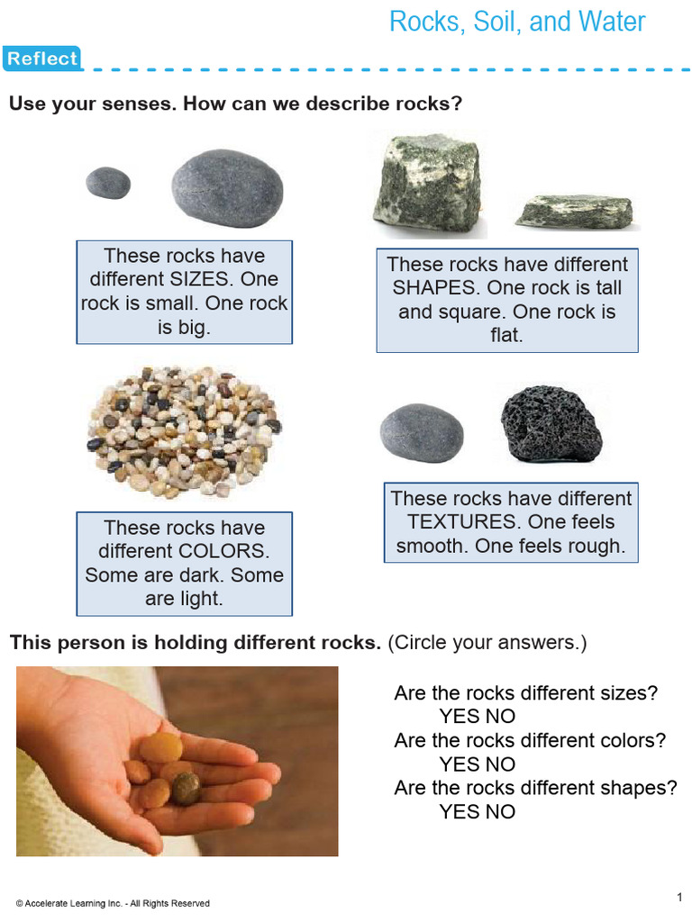 Linking Literacy Rocks Soil Water | PDF | Erosion | Valley