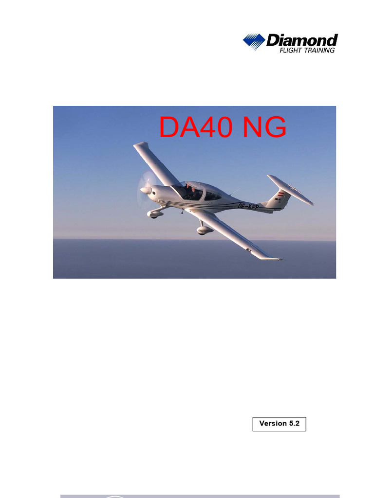 SE MIO Diamond DA40 NG Handout V5 2 6 | PDF | Aviation | Aircraft