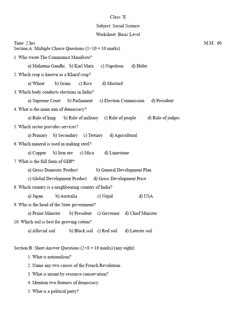 Worksheet 27-12-25 | PDF
