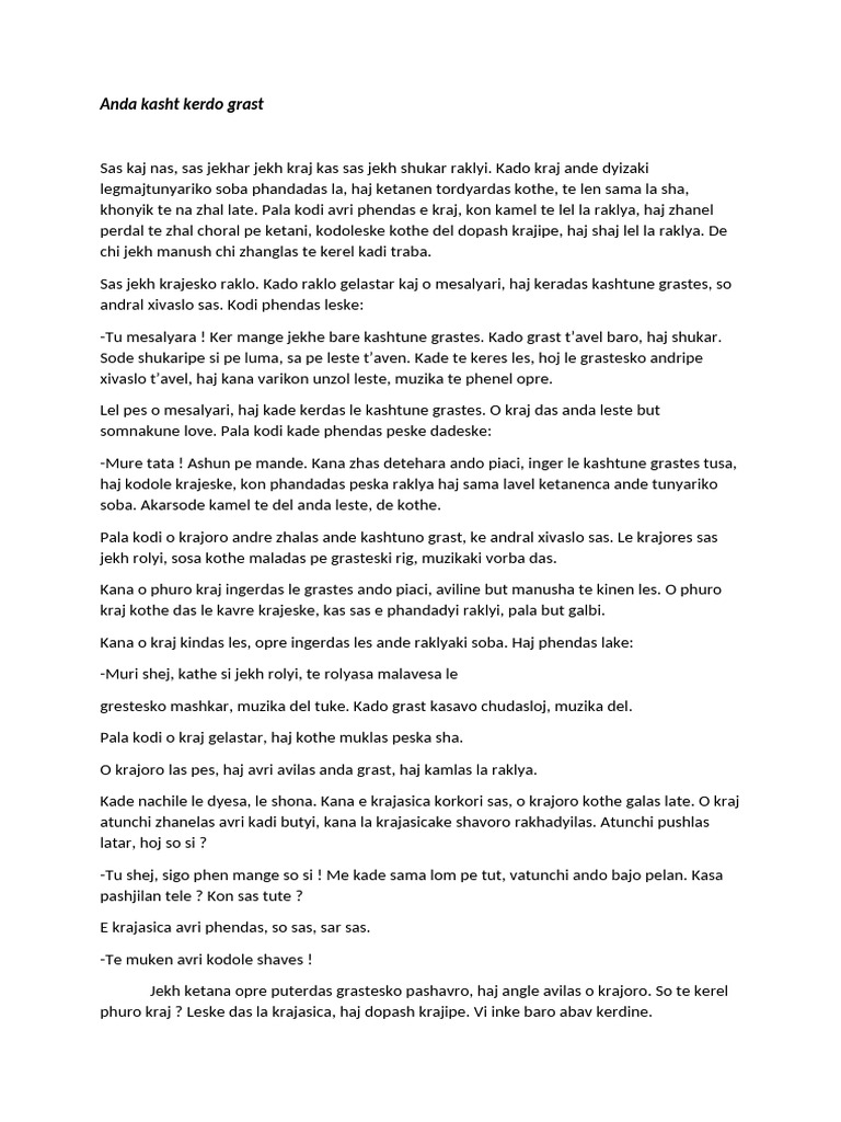 Anda Kasht Kerdo Grast | PDF