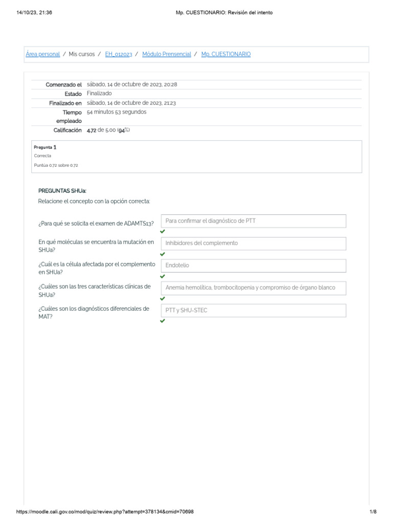 Mp. CUESTIONARIO_ Revisión Del Intento | PDF | Enfermedad de Crohn ...